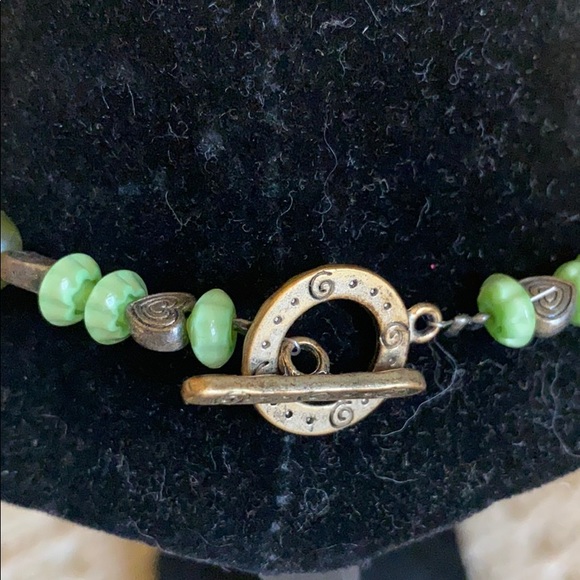 Hand made | Jewelry | Handmade Green Beaded Necklace | Poshmark